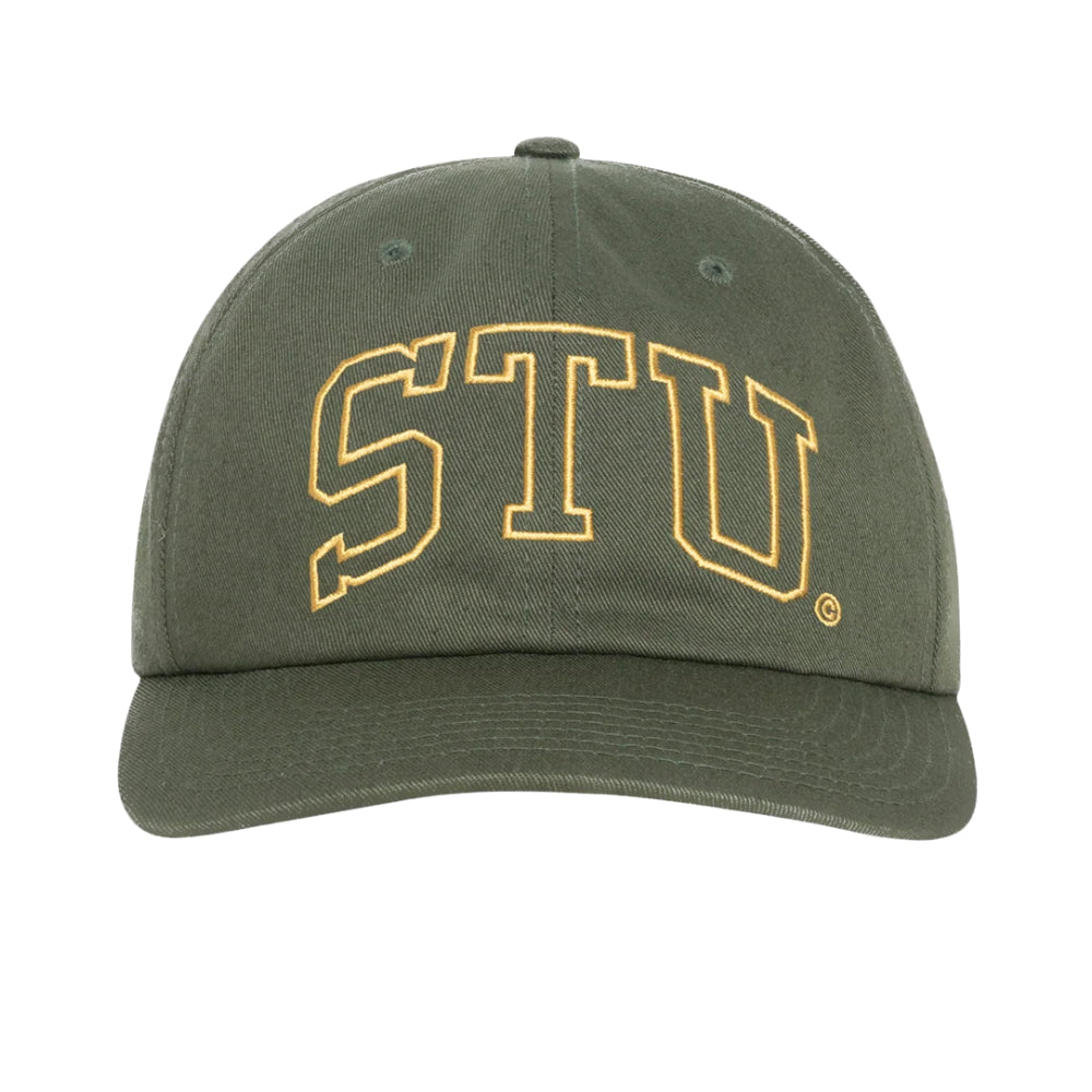 Stussy Stu Arch Strapback Cap - Olive – Ninetimes Skateshop