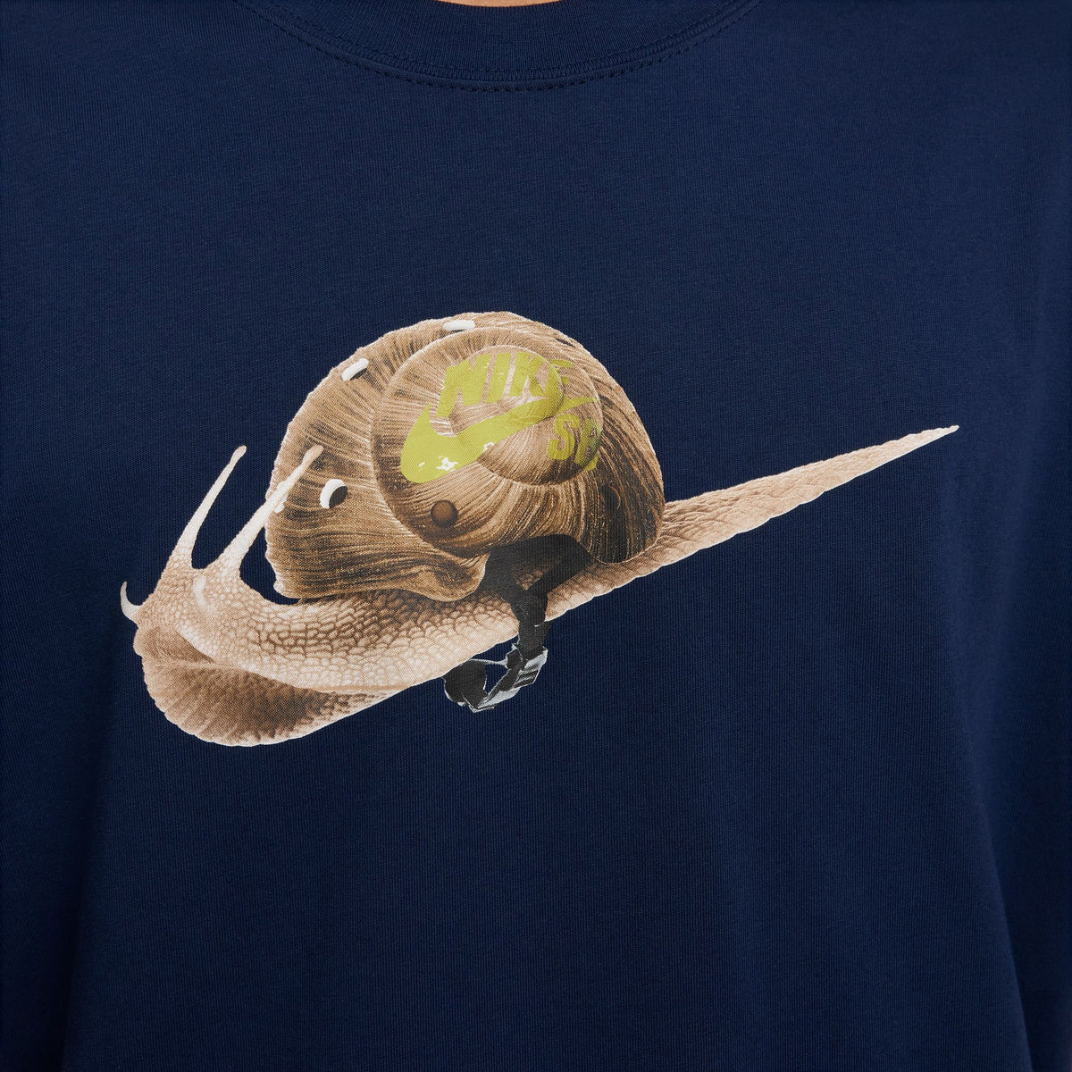 Nike Snail Tee - Navy – Ninetimes Skateshop