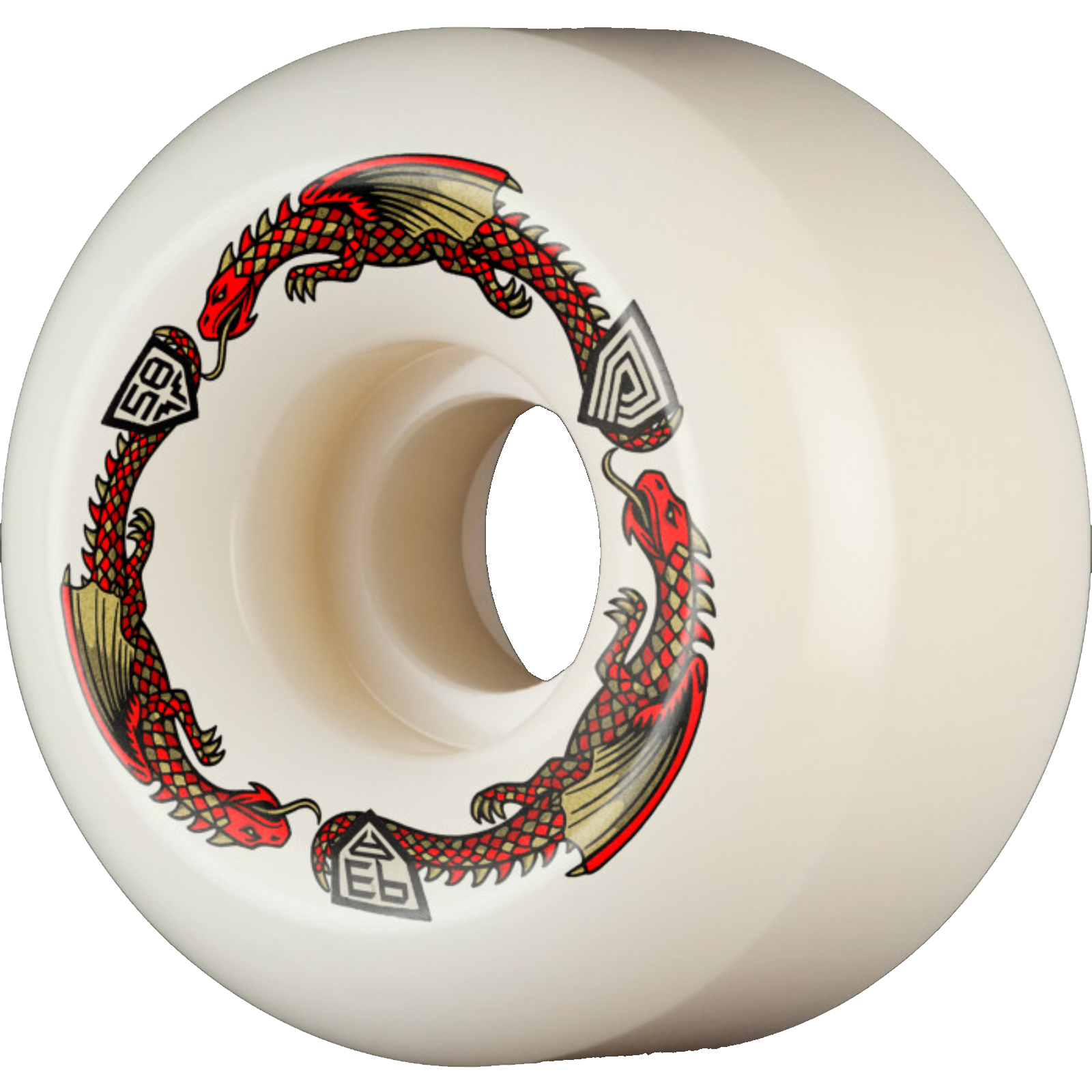 Powell-Peralta Dragon Formula Wheels - 93A 58 mm X 33 mm Ratbones II ...