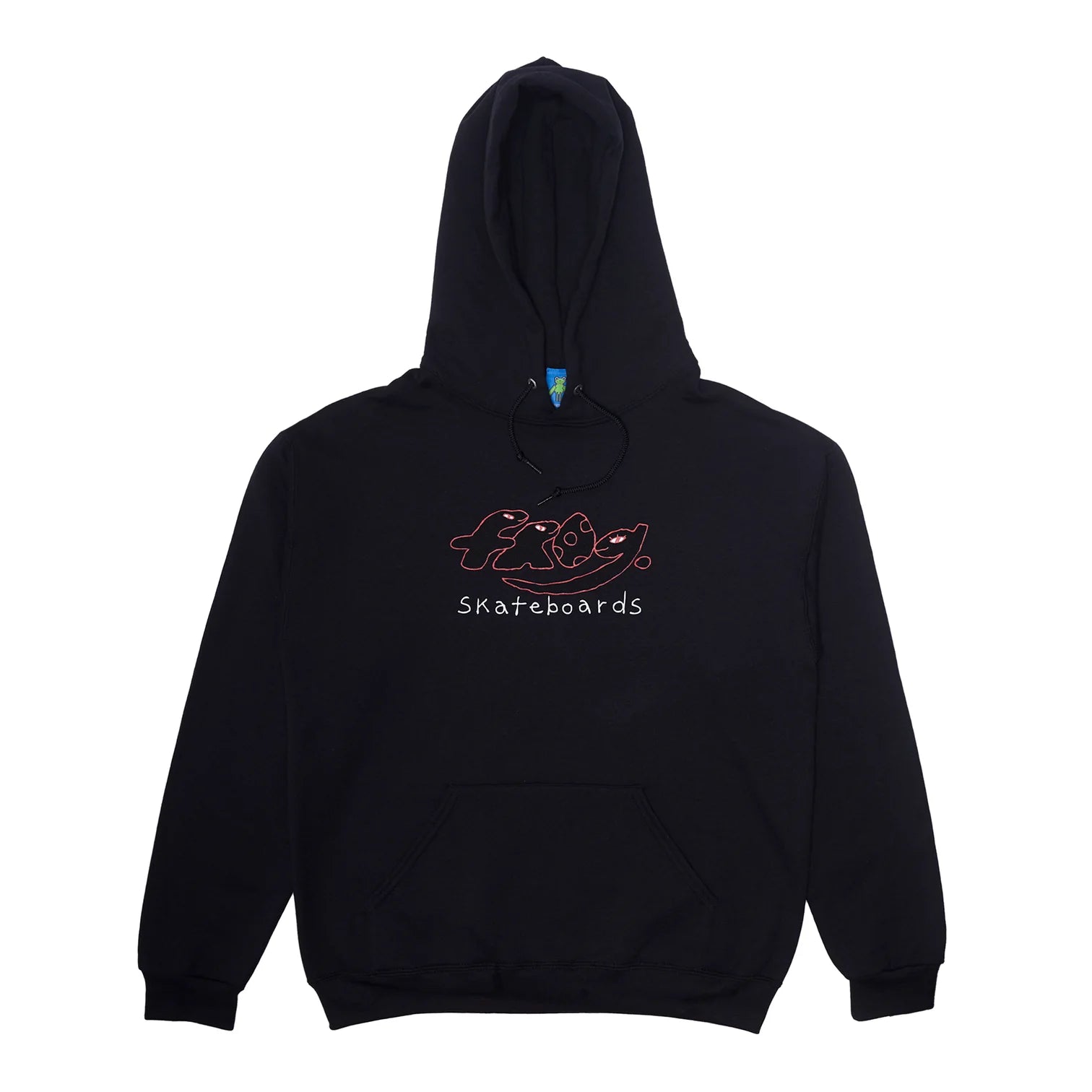 Frog Dino Logo Hoodie - Black – Ninetimes Skateshop