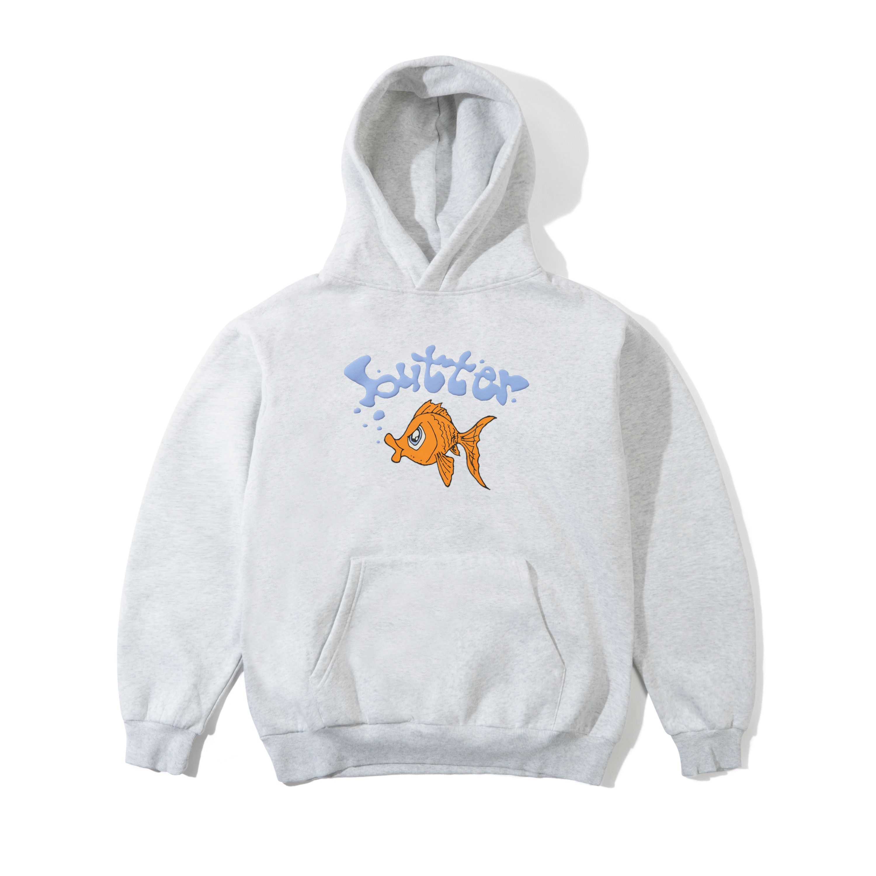 Butter Goods Goldfish Hoodie - Ash – Ninetimes Skateshop