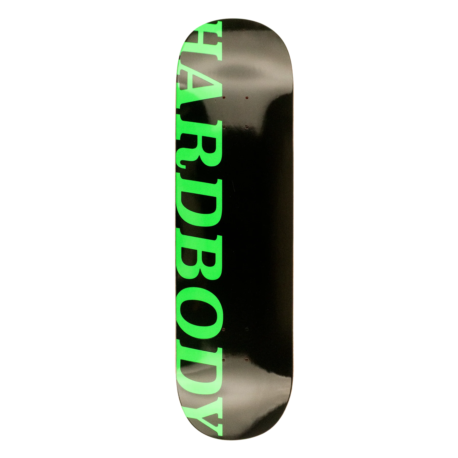 Hardbody Logo Deck - 8.38 Black/Neon – Ninetimes Skateshop