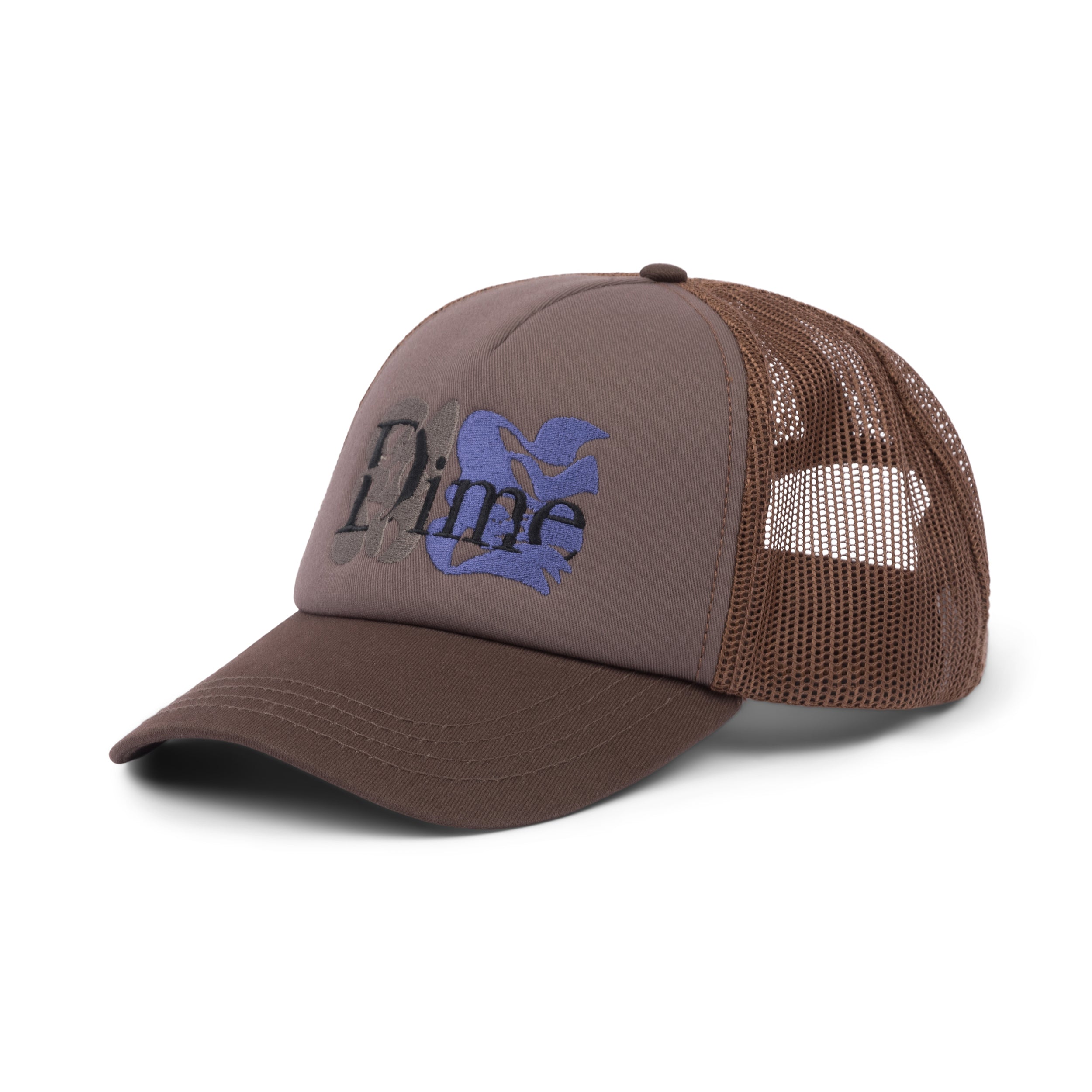 Dime Classic Duo Trucker Cap - Brown – Ninetimes Skateshop