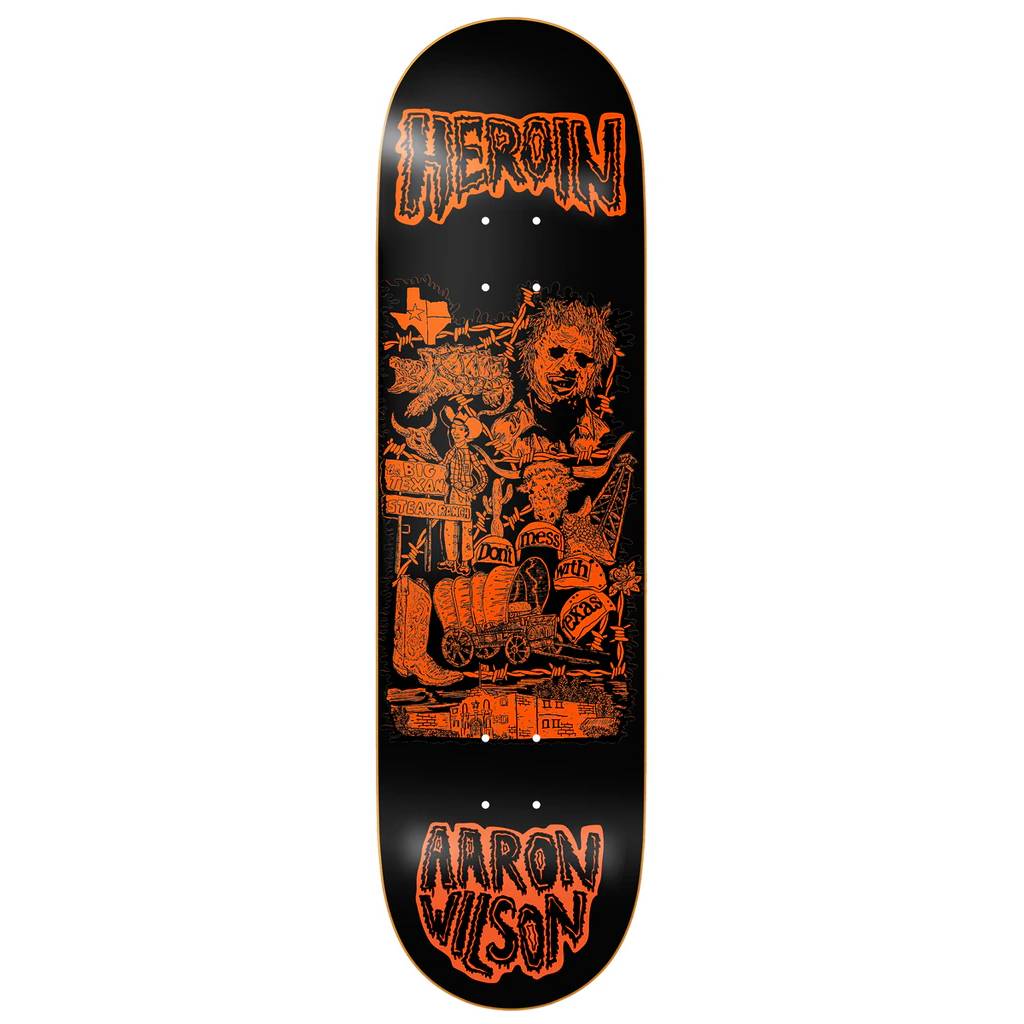 Heroin Aaron Wilson Allegory Of Fear Deck - 8.75 – Ninetimes Skateshop