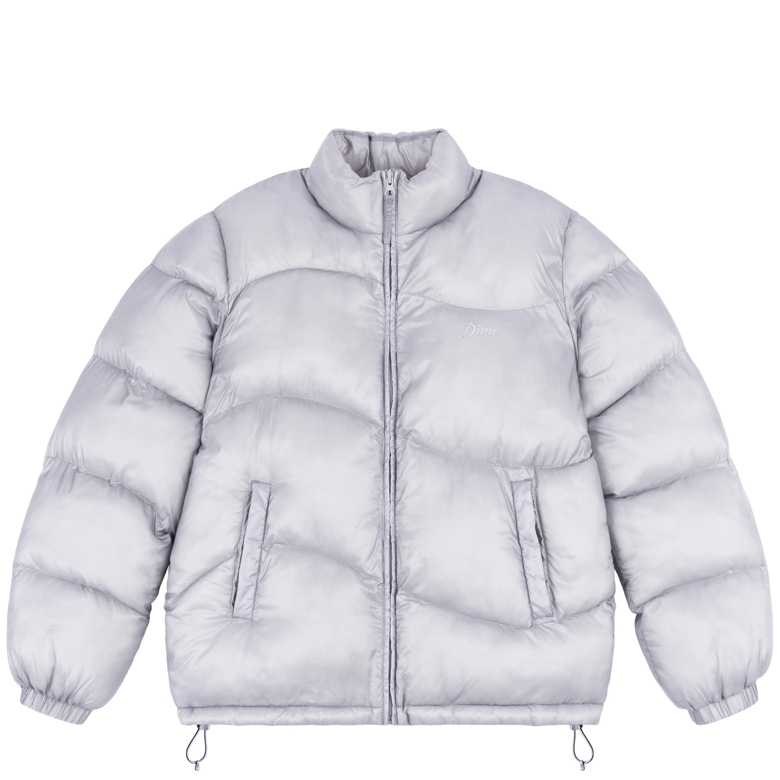 Dime Classic Ripstop Puffer - Silver – Ninetimes Skateshop