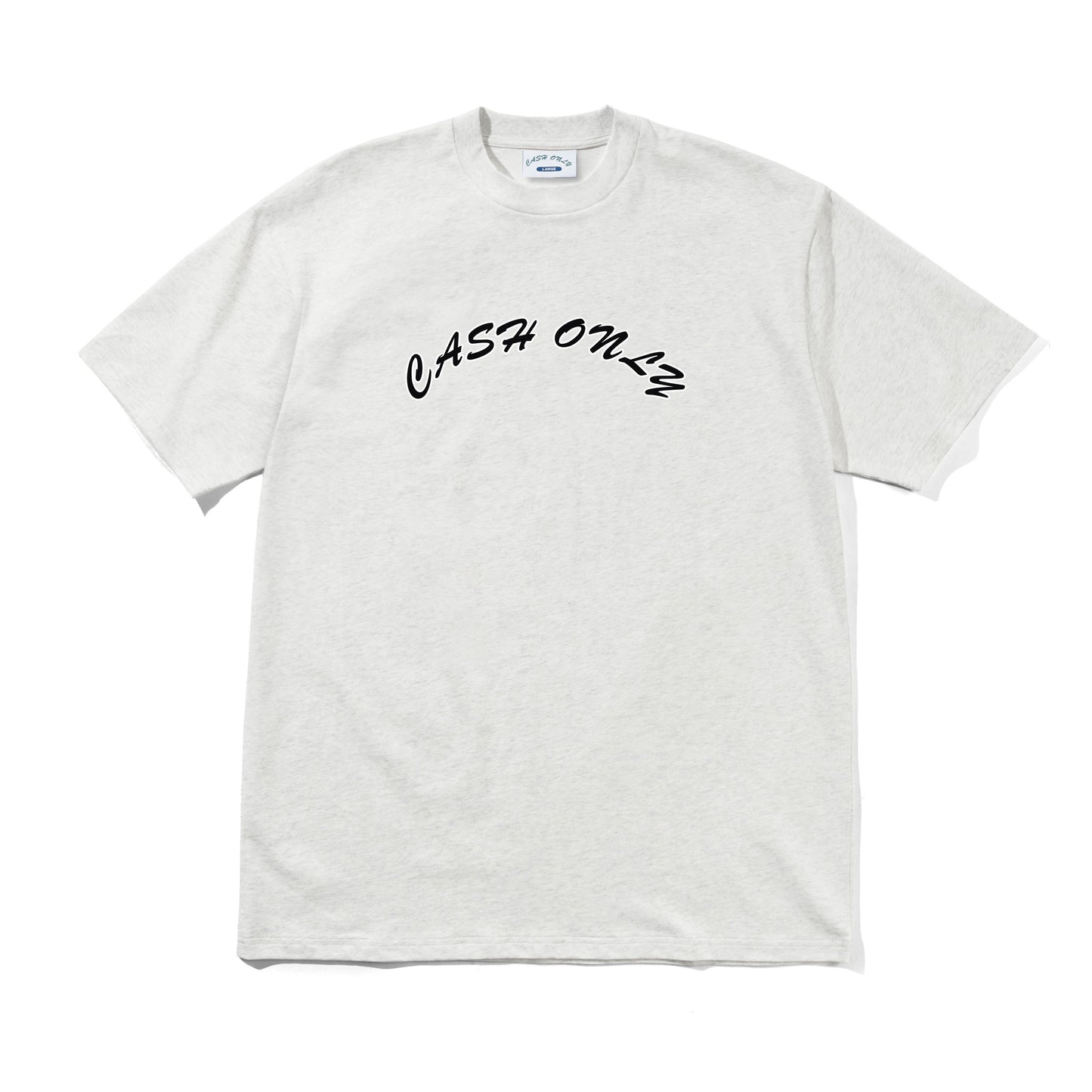 Cash Only Logo Tee - Ash – Ninetimes Skateshop