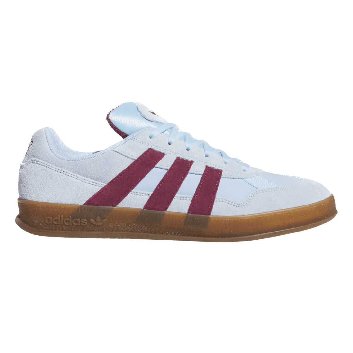 Adidas Aloha Super - Clear Sky/Maroon/Gum – Ninetimes Skateshop