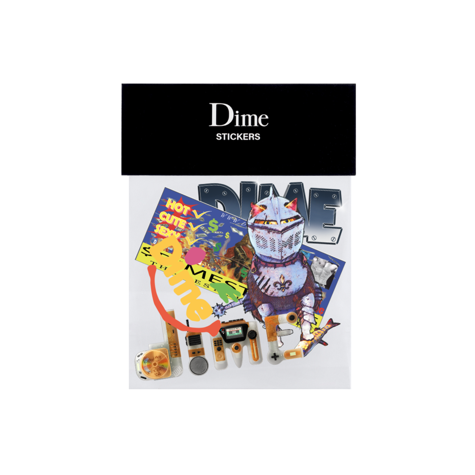 Dime Sticker Pack - Multi – Ninetimes Skateshop