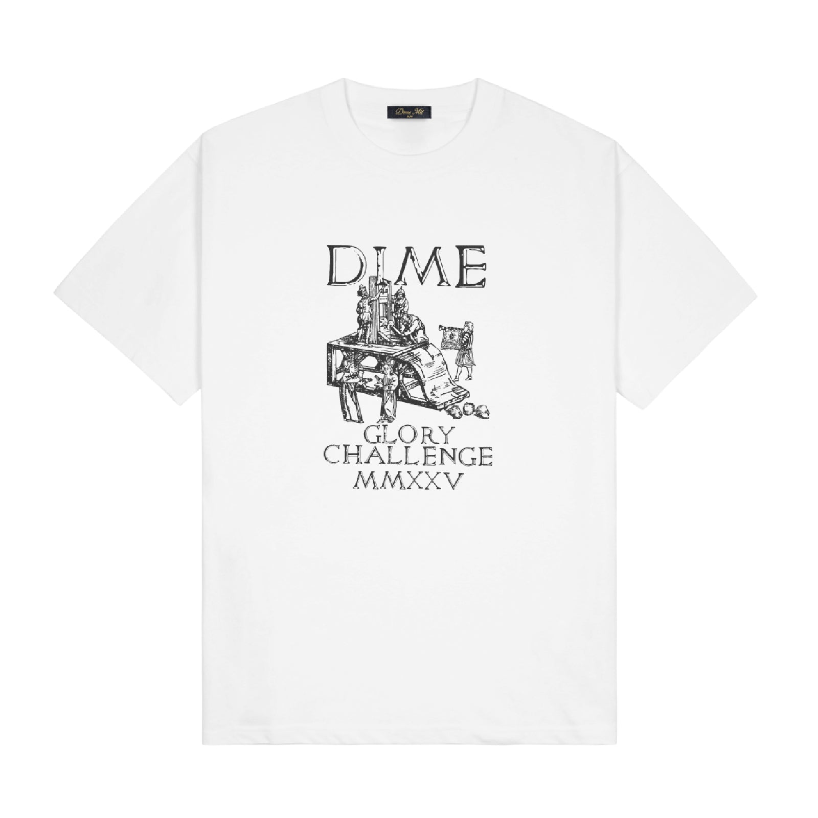 Dime Glorious Tee - White – Ninetimes Skateshop