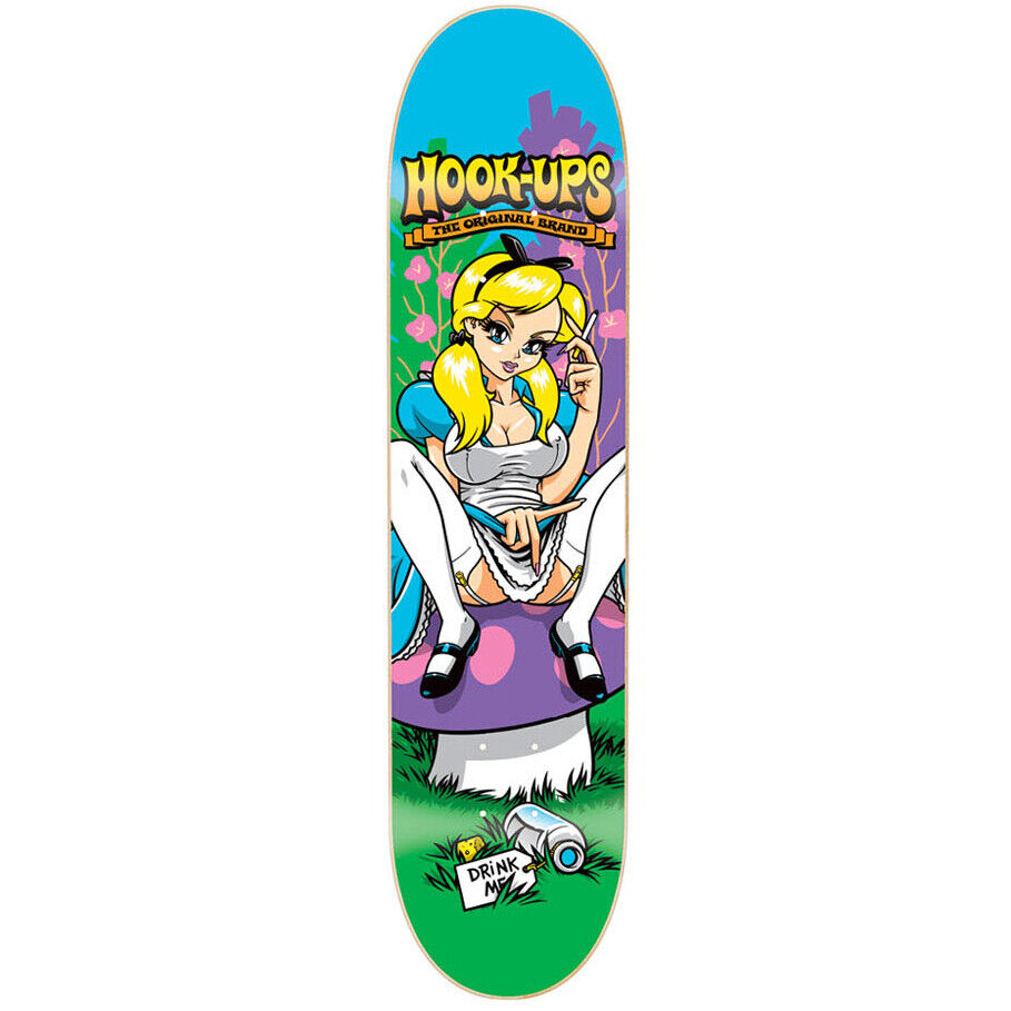 Hook-Ups Alice Deck - 8.0 – Ninetimes Skateshop