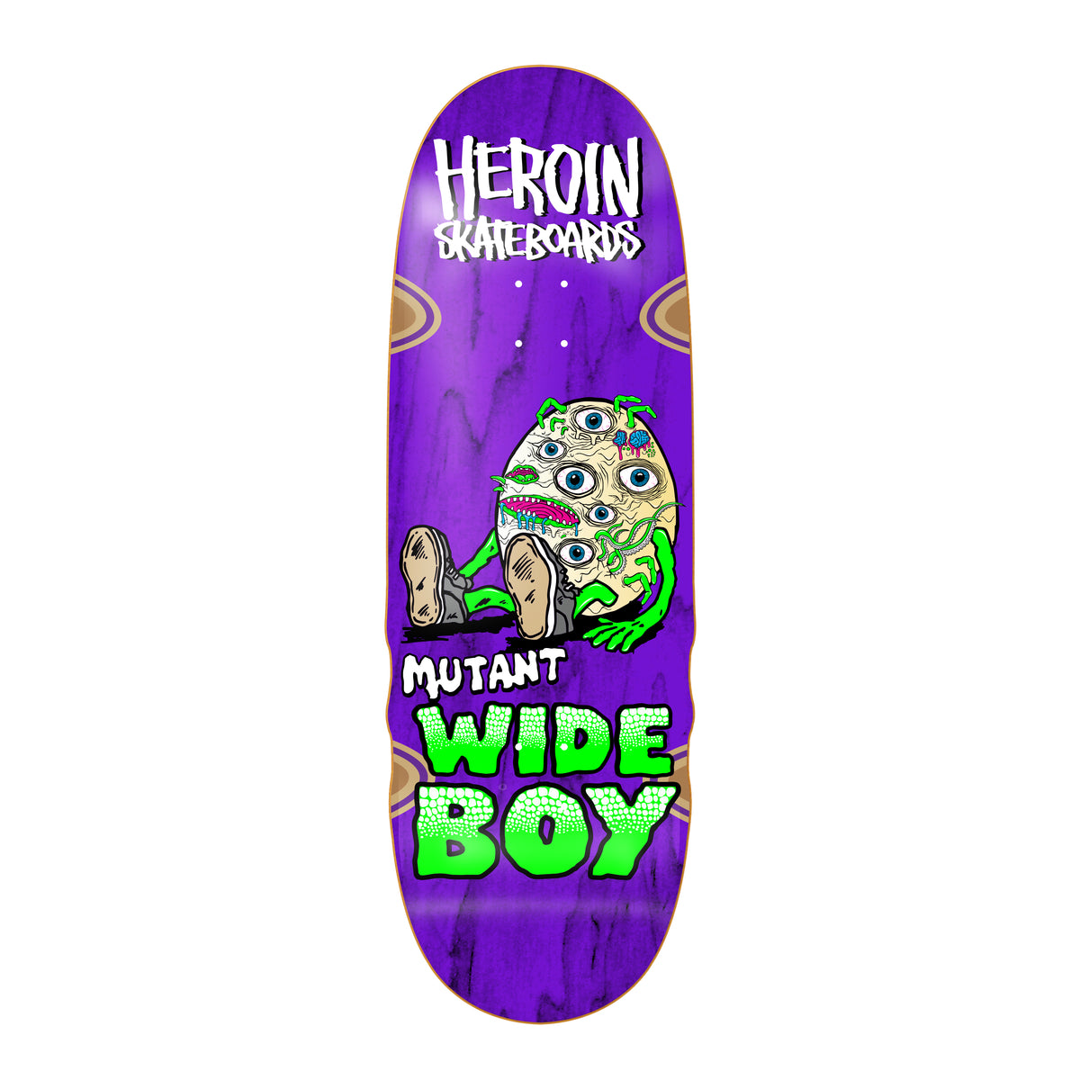 Heroin Mutant Wide Boy Deck - 10.28 – Ninetimes Skateshop