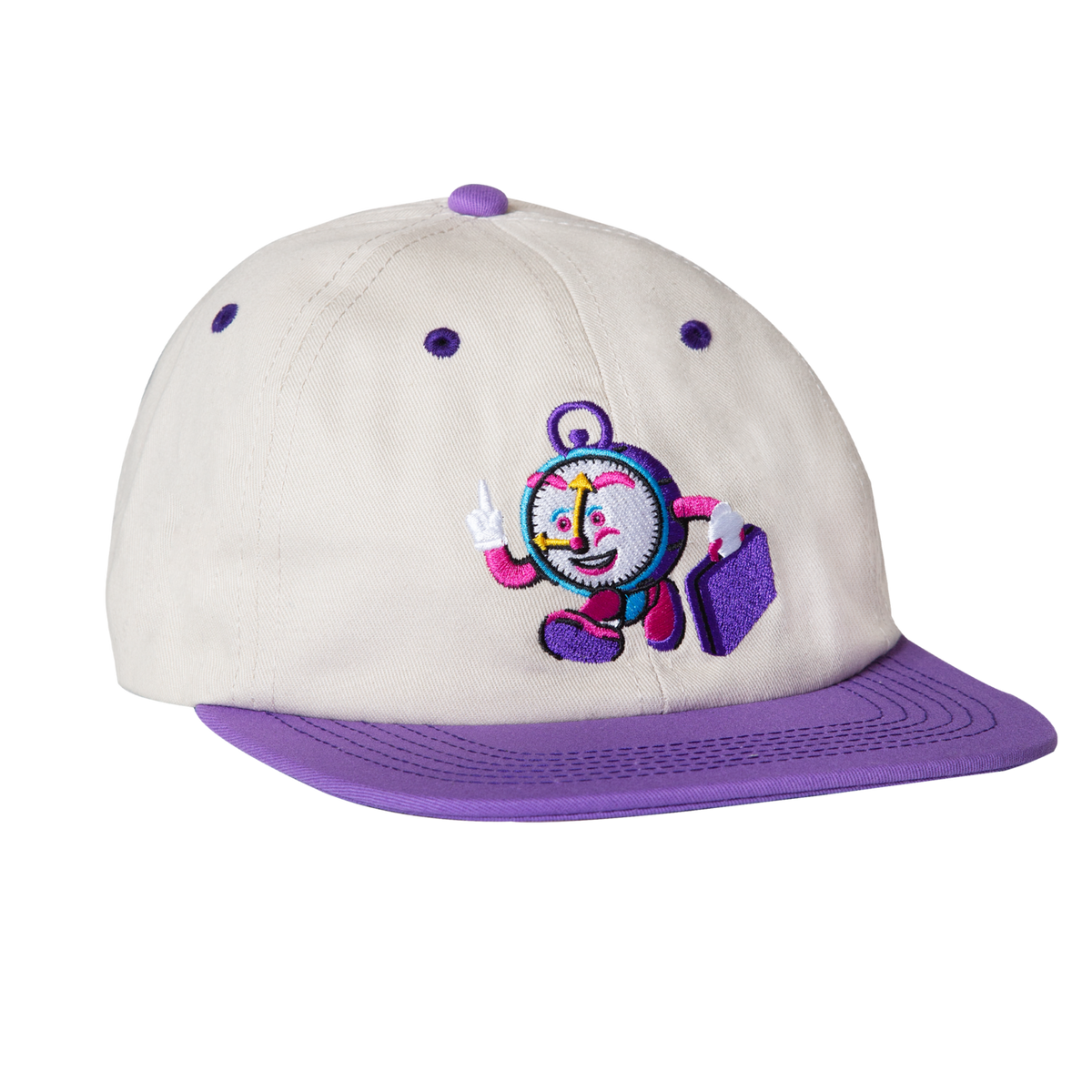 Sci-Fi Fantasy Time Travel Hat - Khaki/Purple – Ninetimes Skateshop